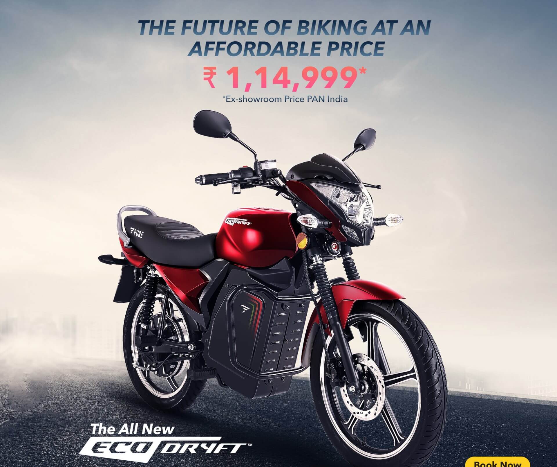 Pure EV Ecodryft Electric Motorcycle: Features, Specifications, and Price - Crazya2z